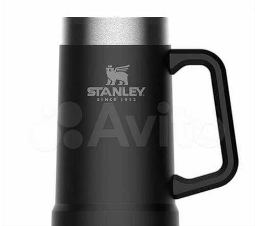 Термокружка Stanley Adventure 0.7L Vacuum Stein Matte Black