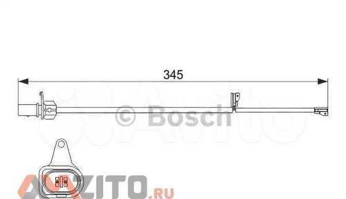 Bosch 1987474507 датчик износа торм.колодок audi a