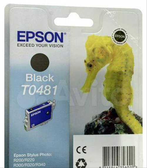 Картридж Epson T048140 Original черный