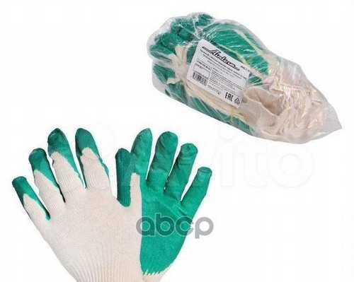 Перчатки Хб С Латексным Покрытием Ладони, Зеленые (5 Пар) airline арт. AWG-C-07