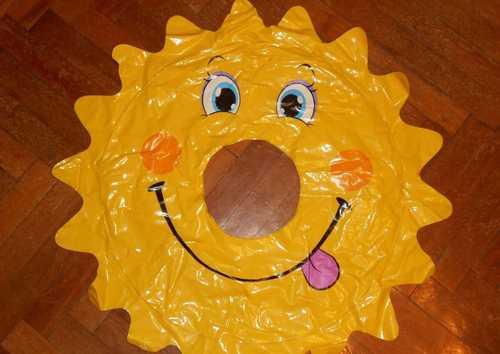 Детский надувной спасательный круг Солнышко