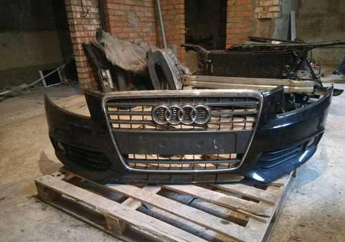 Передний бампер Audi A4 B8 в сборе дорест