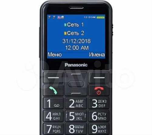 Мобильный телефон Panasonic KX-TU150RU черный