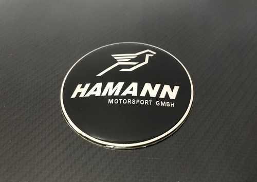 Наклейка Hamann Bmw под лаком 78 мм