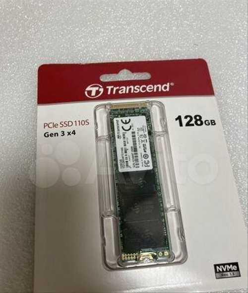Новый 128 гб SSD M.2 накопитель Transcend MTE110S