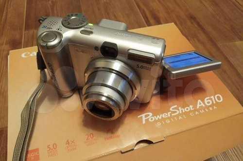 Фотоаппарат Canon Powershot A610