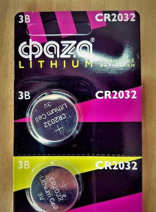 Батарейка для Мат Платы CR2032 3V Faza Lithium