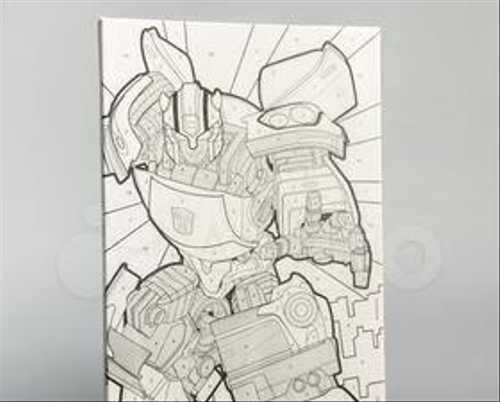 Картина по номерам «Бамблби», Transformers, 20 х 30 см