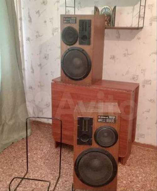 Электроника 25ас-027 акустические колонки из СССР