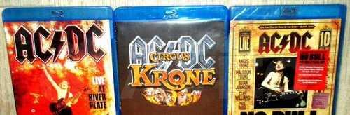 3 Blu-Ray диска AC/DC
