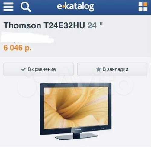 Thomson t24e32hu Телевизор