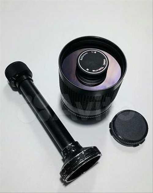 Объектив Tokina 500 mm f/ 8 RMC Canon + оптическая