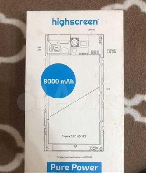 Телефон Highscreen Pure Power