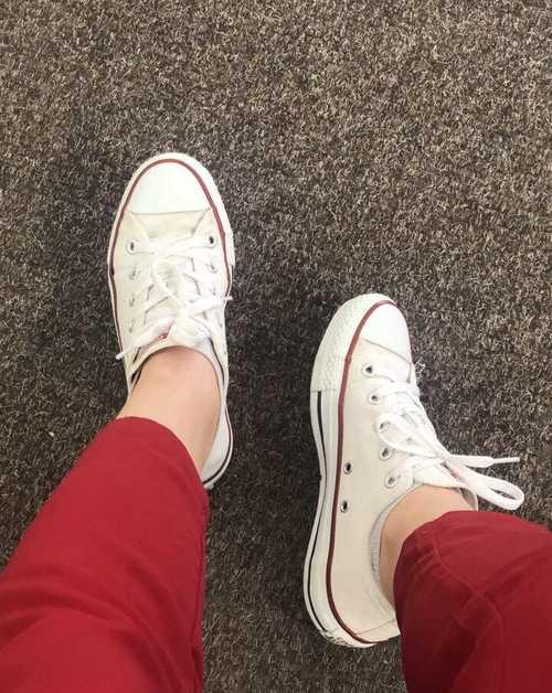 Кеды оригинальные Convers белые