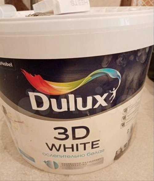 Краска для стен и потолков Dulux 3D White