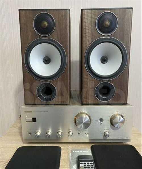 Усилитель onkyo integra A-925 + колонки monitor au
