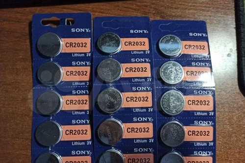 Батарейки Sony CR 2032