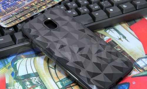Чехол-накладка для Nokia 3 jzzs Diamond TPU черная