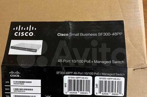 Управляемый коммутатор Cisco SF300-48PP