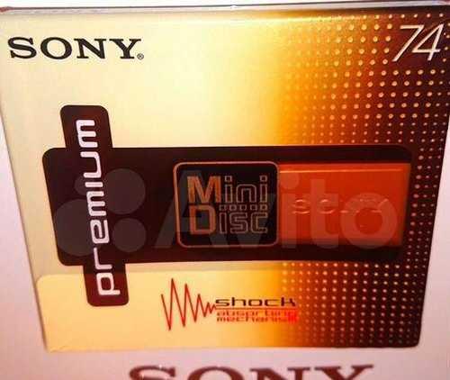 Новые Минидиски Sony MDW74 Premium
