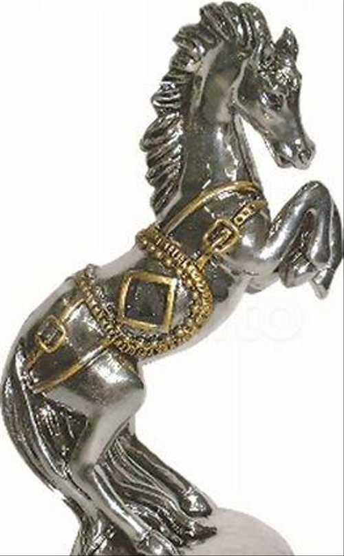 Подарочная интерьерная сувенирная фигурка "вертикальная лошадь " Полистирол 14 см