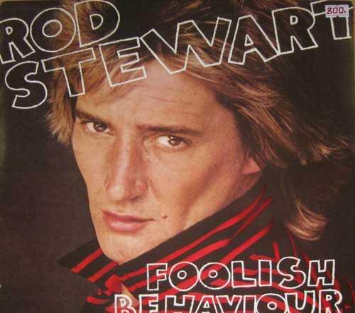 LP Rod Stewart - Foolish Behaviour BIG poster
