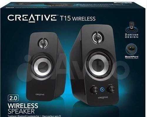 Компьютерные колонки creative t15 wireless