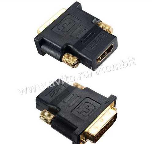 Переходник DVI-D M - hdmi F