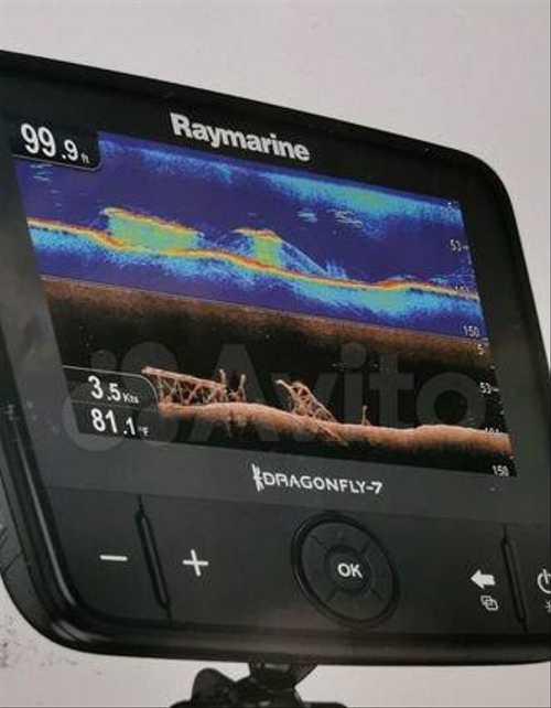 Raymarine Dragonfly 7 Pro новый с чехлом и картами