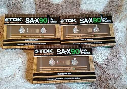 Аудиокассета TDK SA-X90 запечатана
