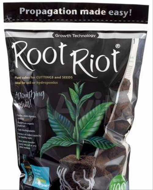 Органические кубики для проращивания Root Riot 1шт