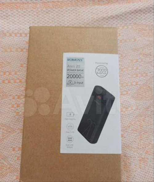 Повербанк 20000 mAh romoss ares 20