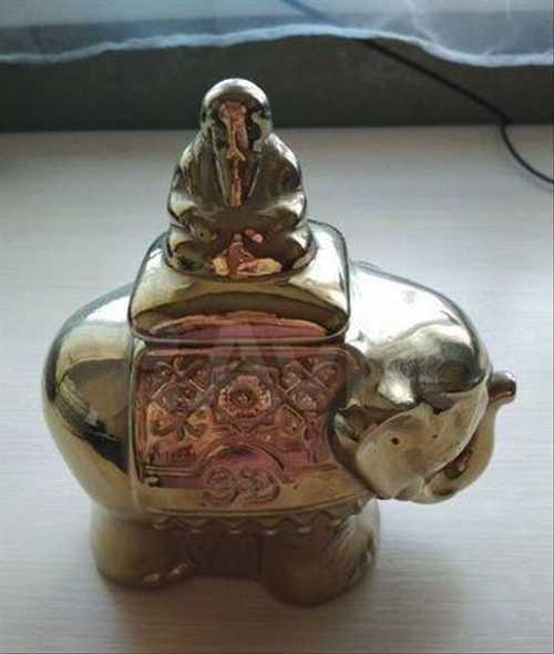 Баночка для чая слон керамическая