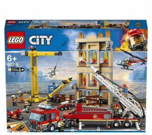 Конструктор lego city Fire Центральная пожарная станция 60216-L