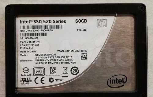 Ssd 60 gb SATA 2.5"