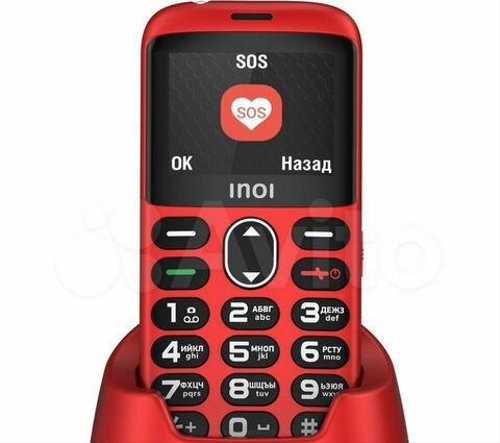 Мобильный телефон Inoi 118B Red.