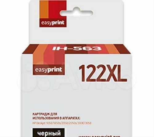 Картридж EasyPrint IH-563 №122XL (CH563HE) для HP Deskjet 1050/1510/2050/3000/3050, черный