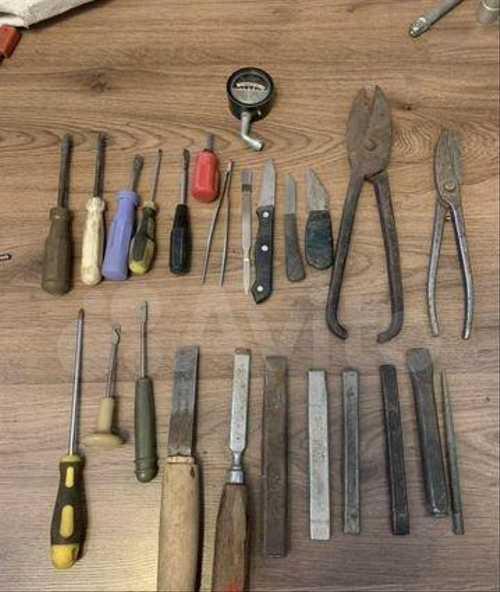 Инструменты отвертка стамеска зубило