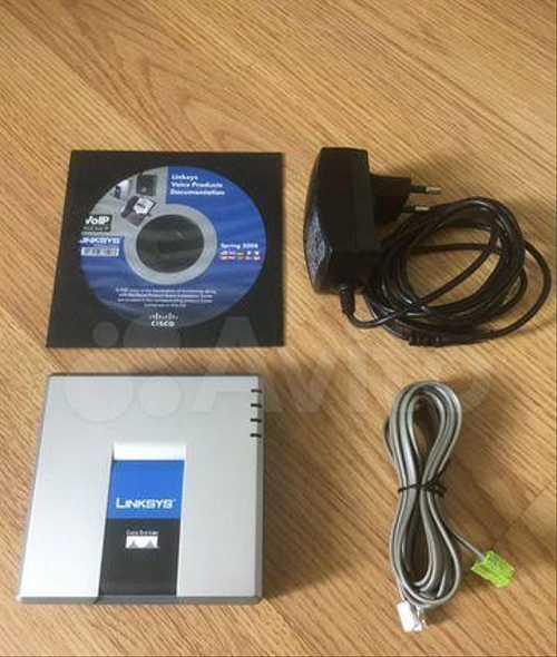 VoIP Шлюз Linksys SPA2102