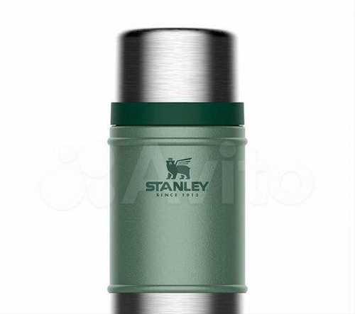 Термос для еды Stanley Classic 0.7L Vacuum Food Jar Hammertone Green