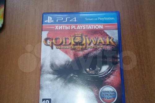 Игра для приставки ps4. God of War3