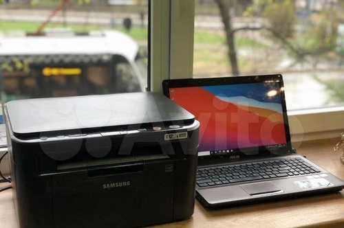 Ноутбук Asus + принтер, сканер Samsung