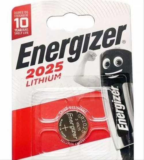 Батарейка CR2025 energizer 10 шт