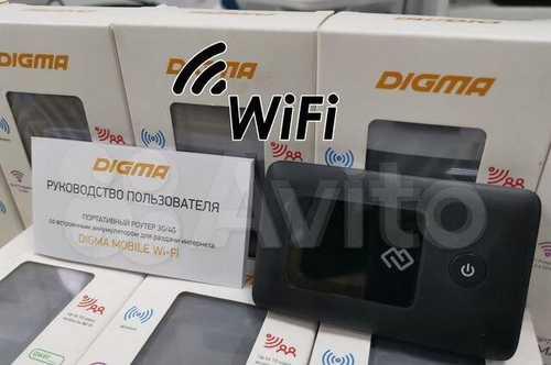 4G модем WiFi роутер Безлимитный Интернет Digma-4L