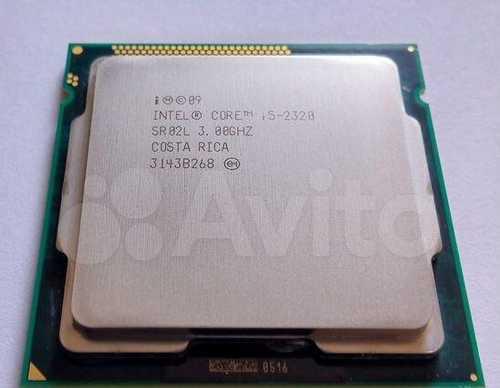 Intel Core i5 2320 4 ядра, сокет LGA 1155, с видео