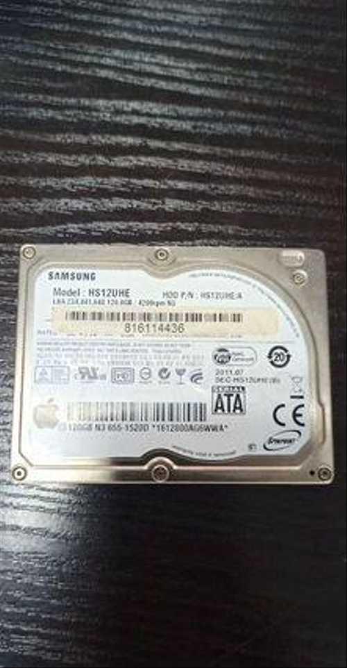 HDD жесткий диск 120GB SATA-LIF для MacBook Air