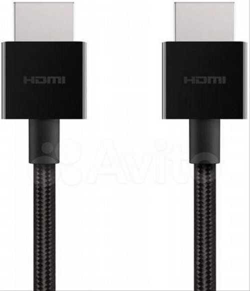 Кабель Belkin Ultra HD High Speed 4К/8К hdmi 2.1 (AV10176bt2M-BLK) 2м (Black)