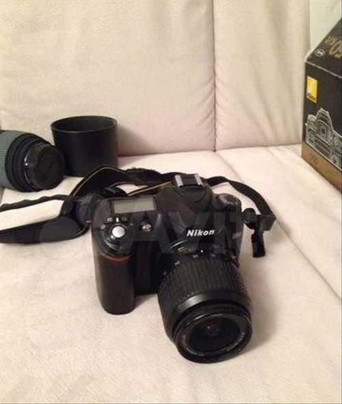 Зеркальный фотоаппарат Nikon D50 + телеобъектив
