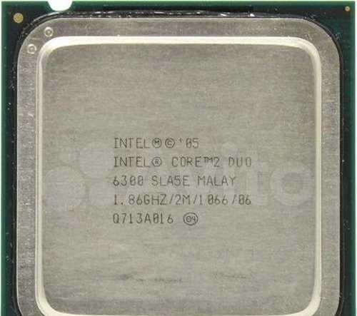 Процессор intel Core 2 DUO E6300 Socket 775