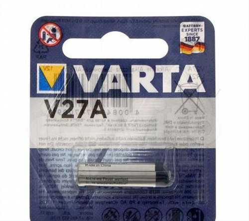 Батарейка алкалиновая Varta Professional, А27 (27A, MN27, V27A) -1BL, 12В, блистер, 1 шт